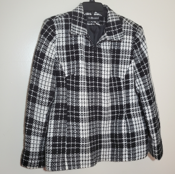 Sag Harbor | Jackets & Coats | Sag Harbor Plaid Jacket | Poshmark